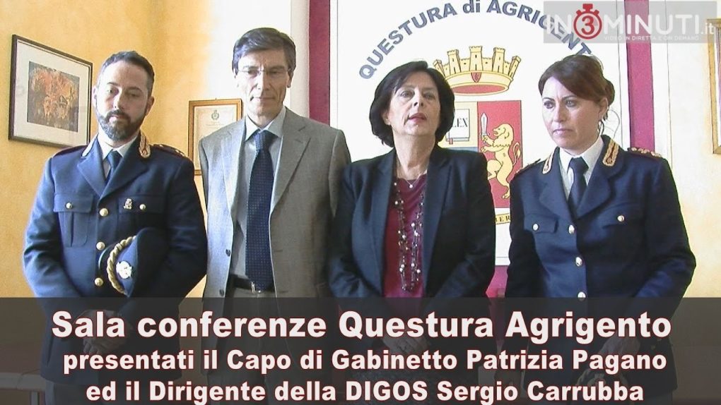 Il Questore di Agrigento Rosa Maria Iraci ha presentato stamani il Capo ...