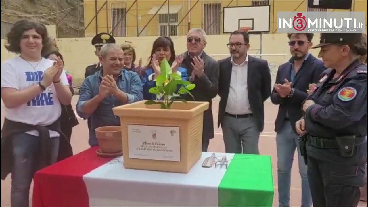 Cerimonia di messa a dimora della Talea del giudice Falcone al Leonardo ...